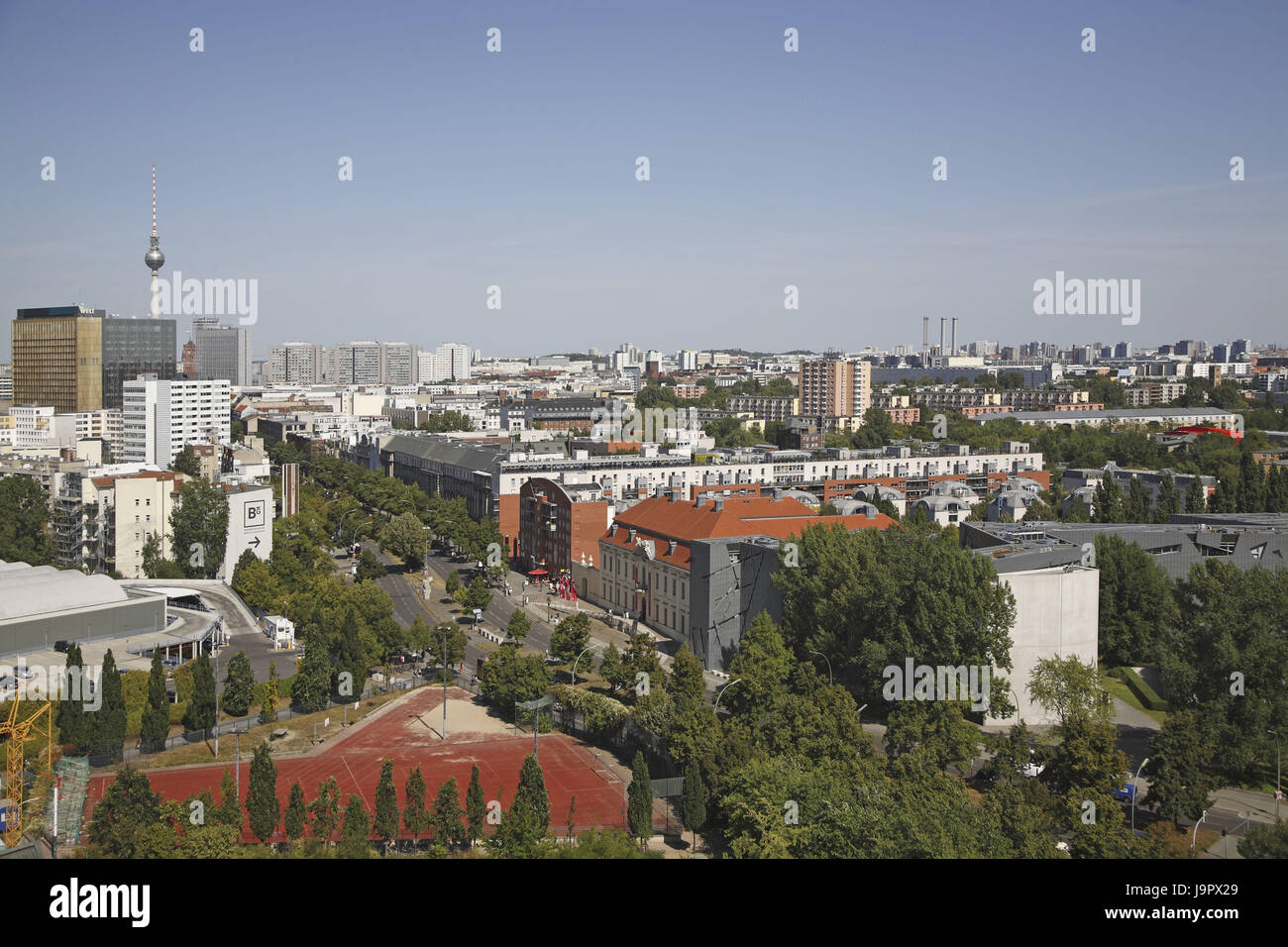 Germany berlin town overview hi-res stock photography and images - Alamy