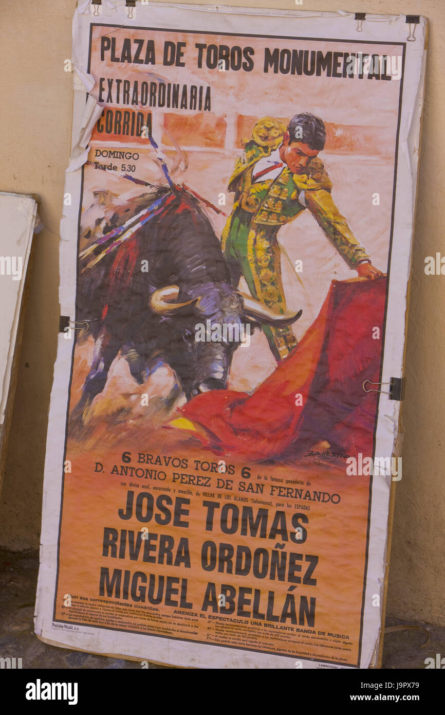 Spain bullfight poster hi-res stock photography and images - Alamy