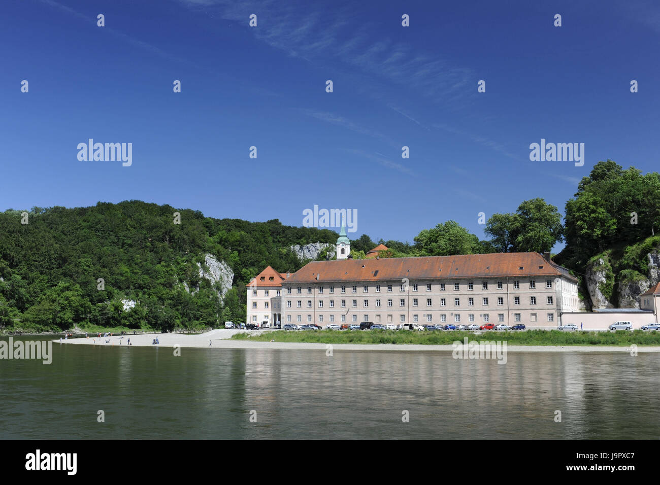 Germany,Bavaria,throaty home,cloister world castle,shore,flux Danube ...