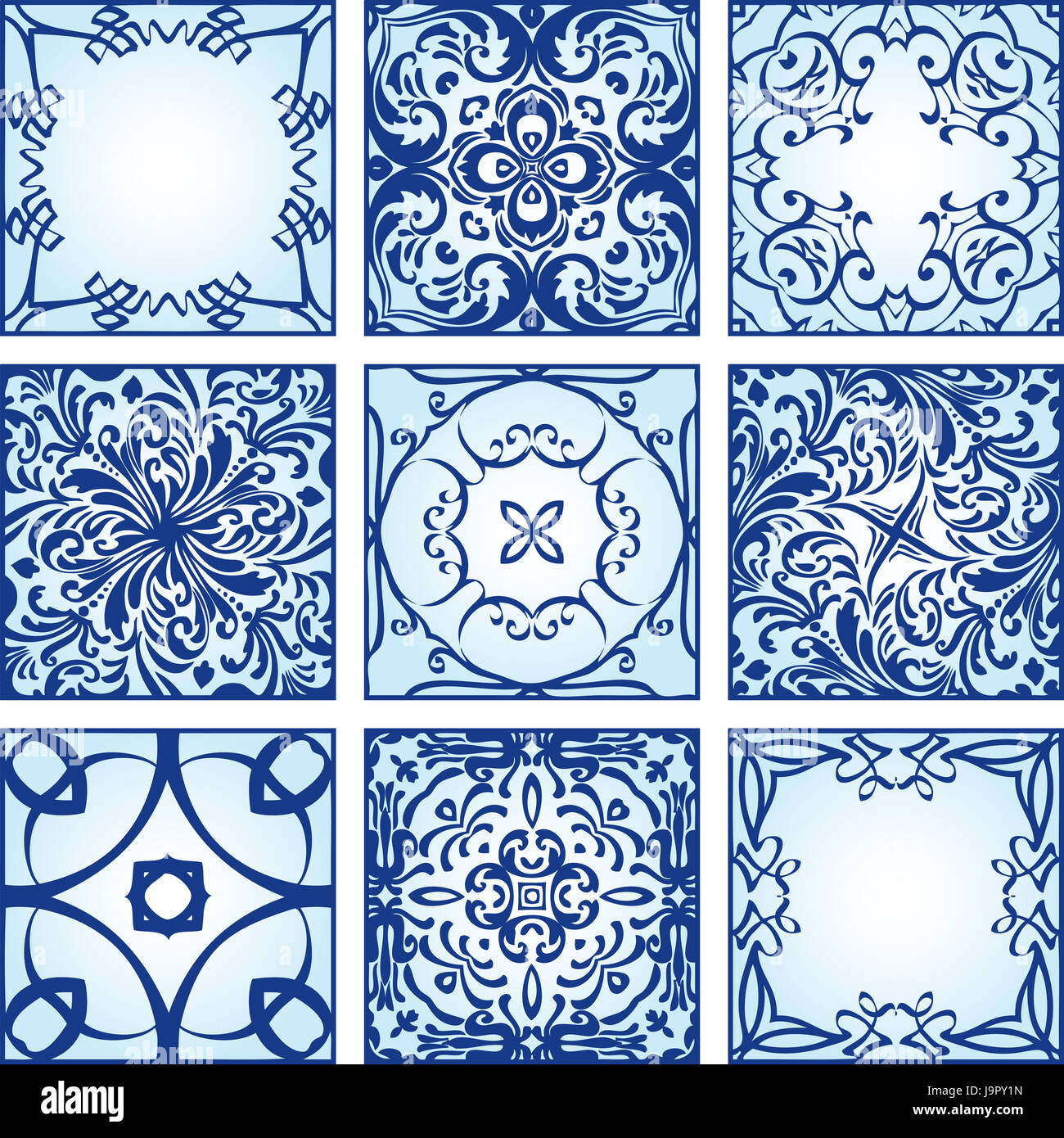 Nine tiles hi-res stock photography and images - Alamy