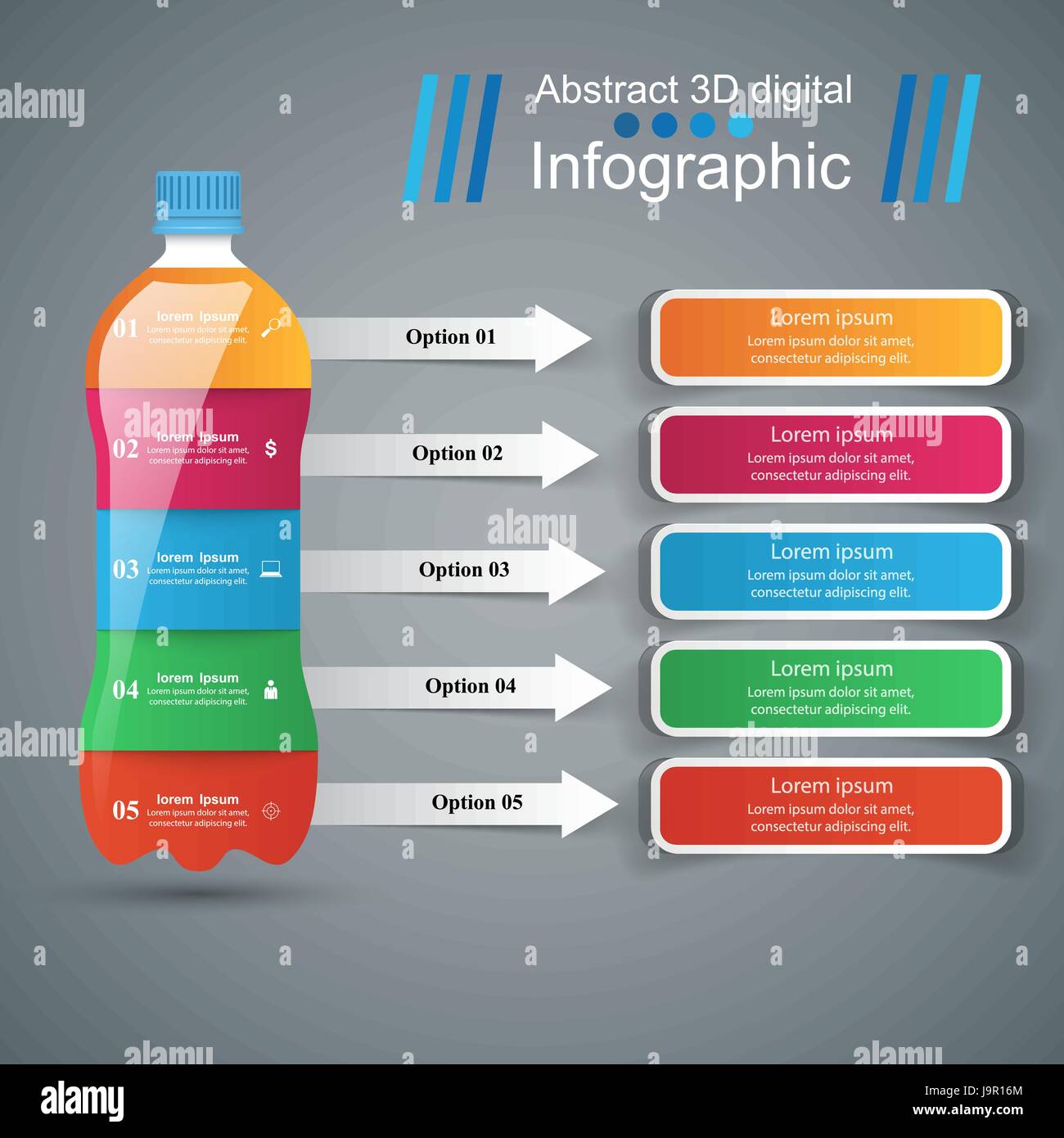 Bottle, water infographics Stock Vector Image & Art - Alamy