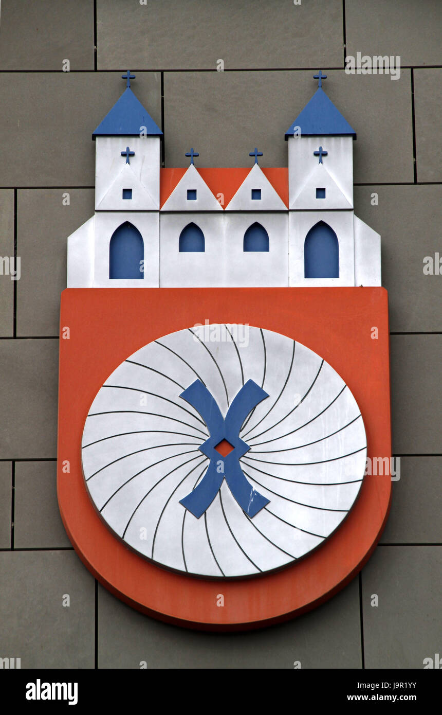 city, town, symbolic, emblem, city arms, pictogram, symbol, pictograph ...