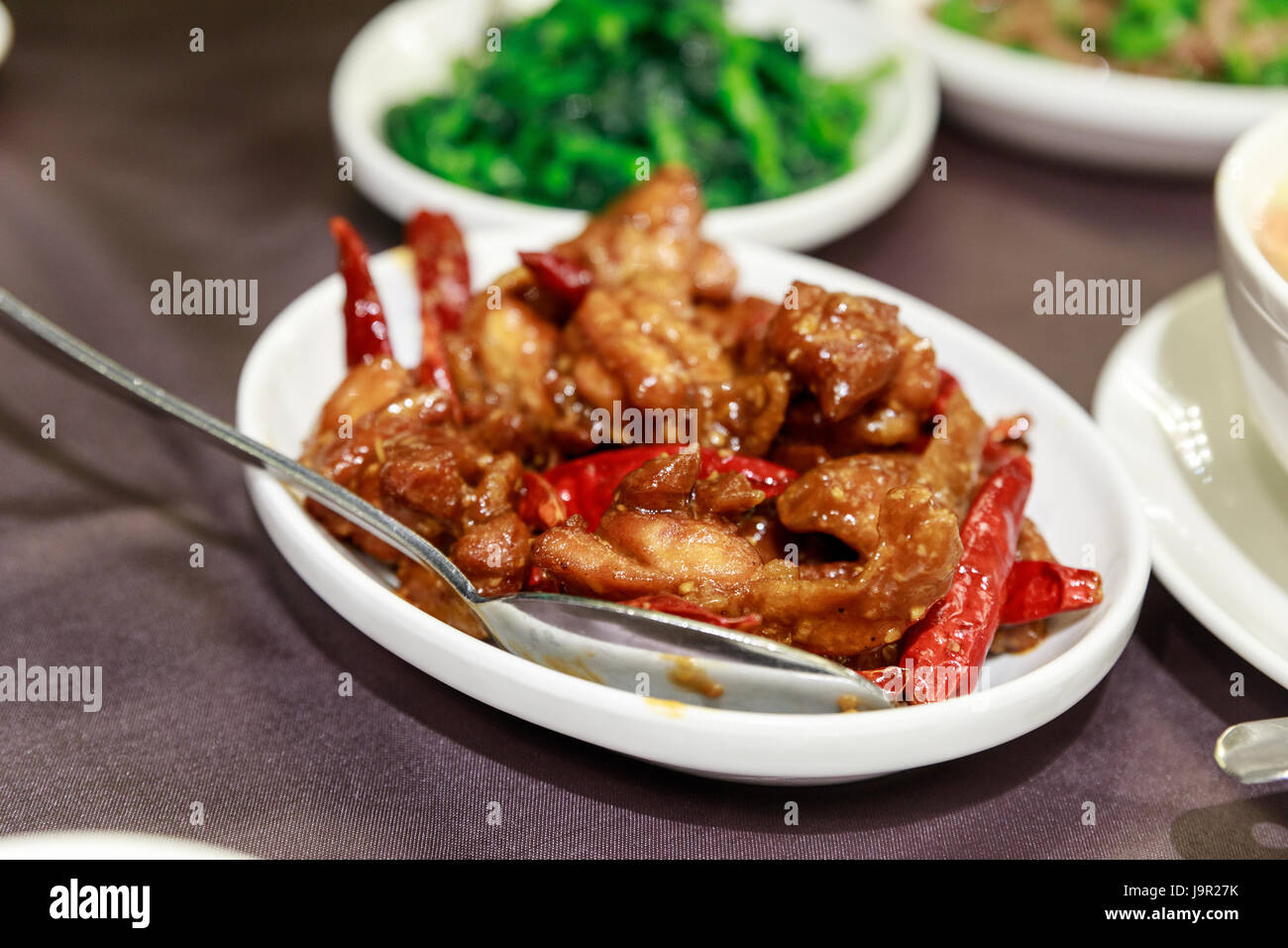 Taiwan local food - Chicken fried Stock Photo - Alamy