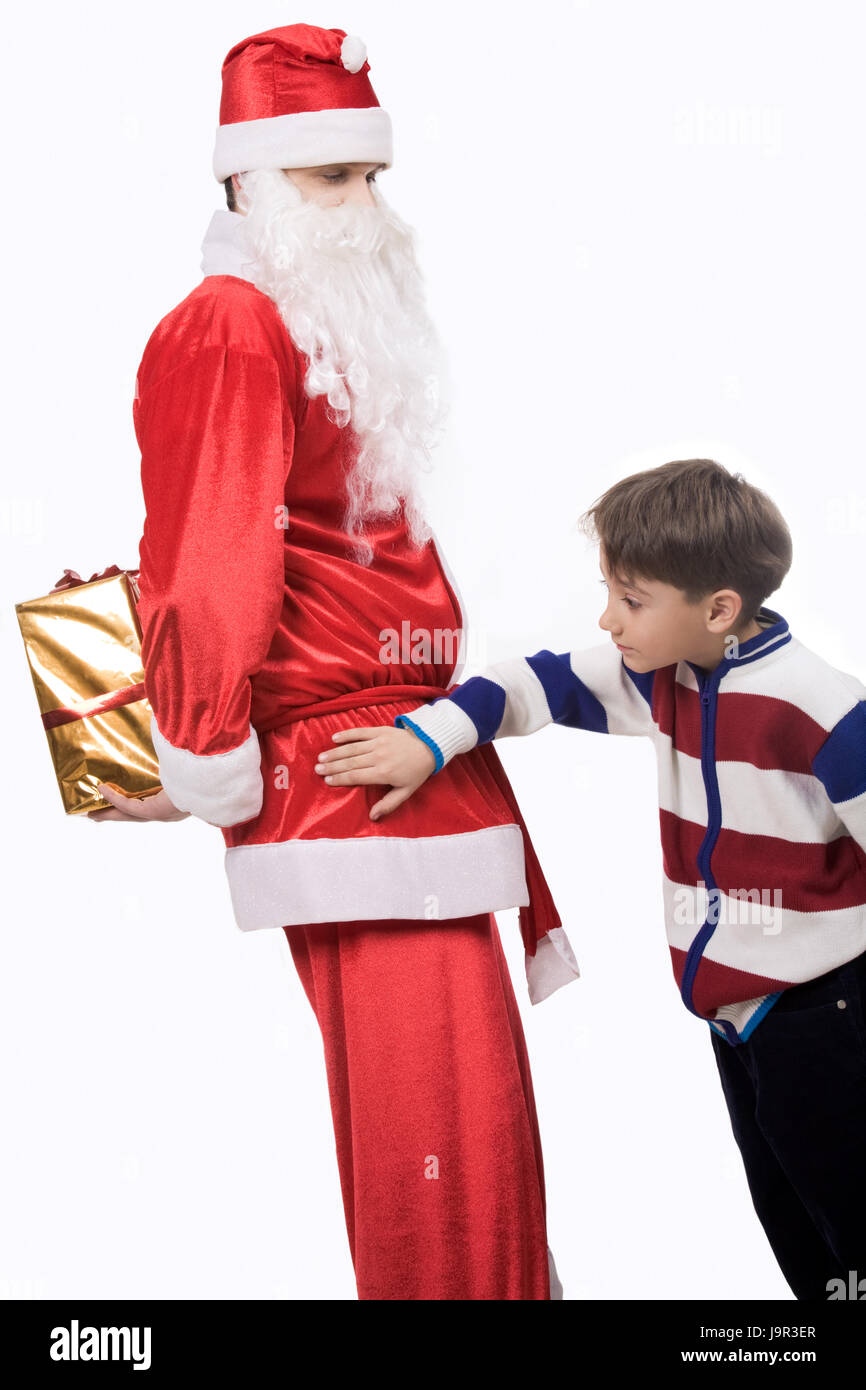 Handsome man dressed santa claus hi-res stock photography and images ...