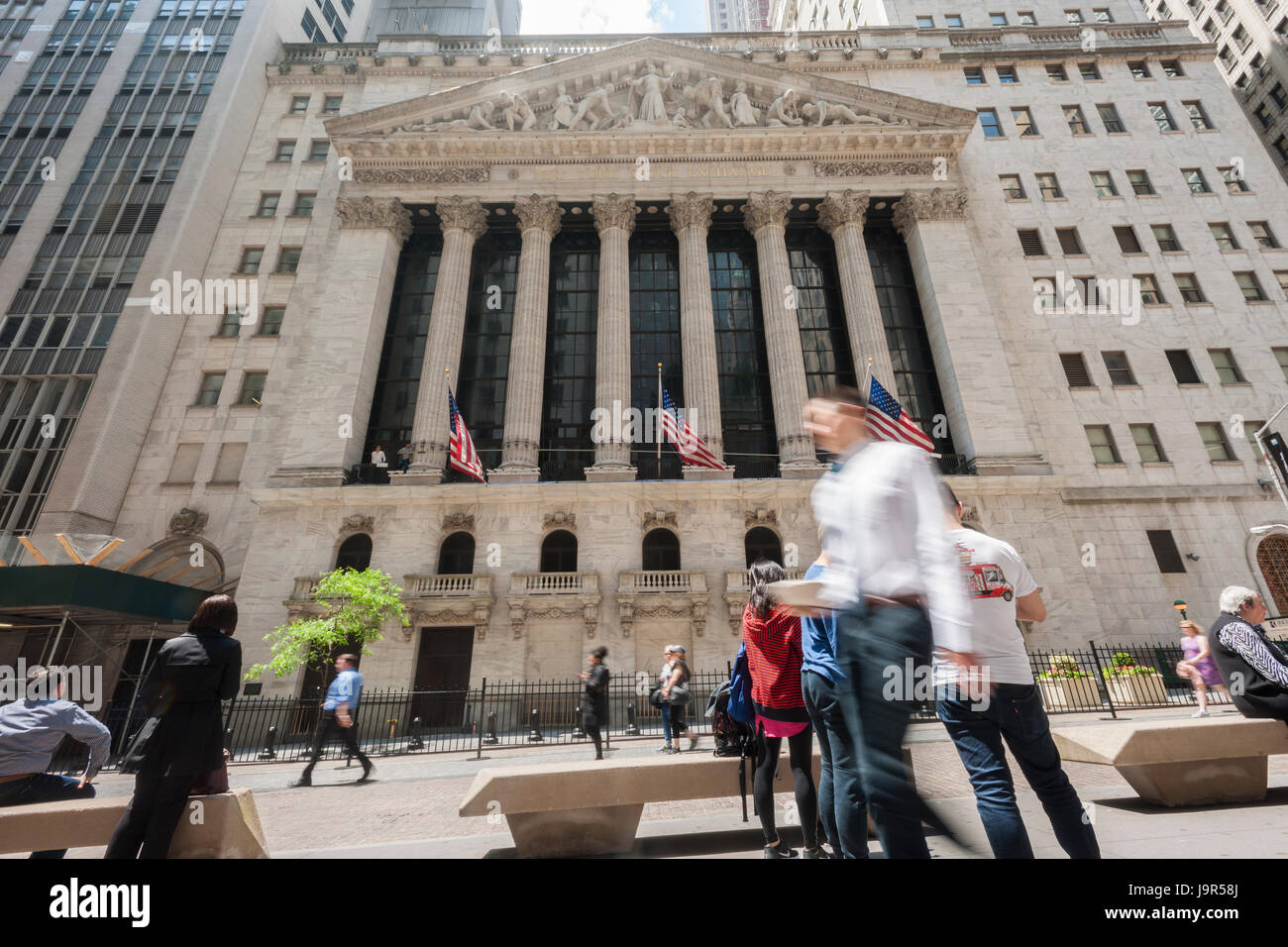 The New York Stock Exchange is seen in Lower Manhattan on Wednesday ...