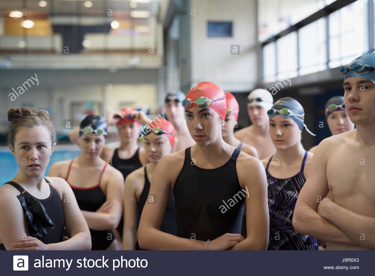Watching swimming competition hi-res stock photography and images - Alamy