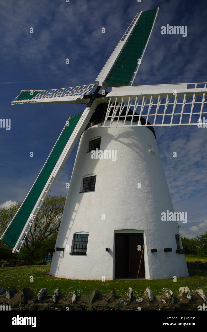 Llynnon Windmill, Anglesey Stock Photo - Alamy
