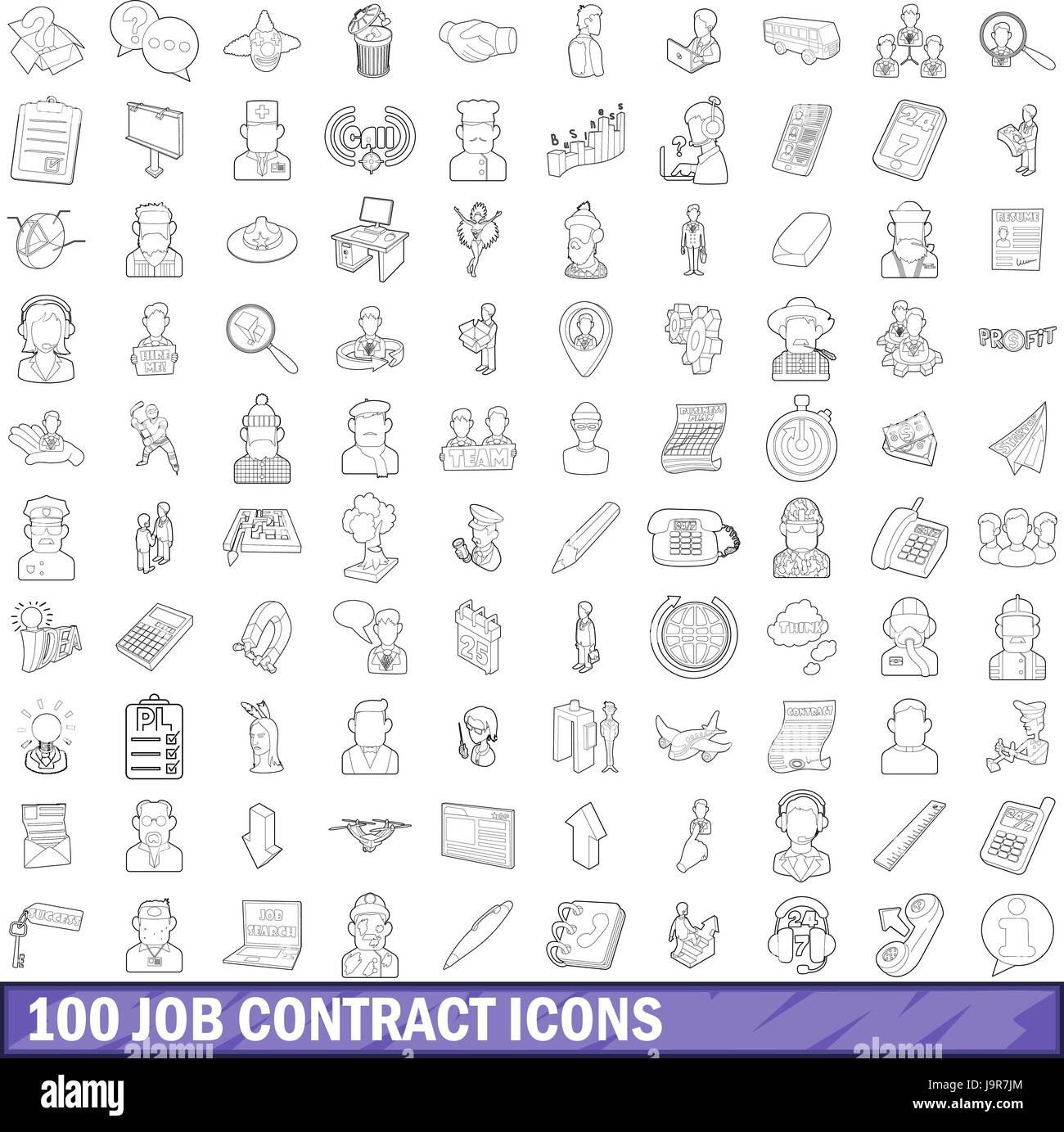 Contract 100 Stock Vector Images - Alamy
