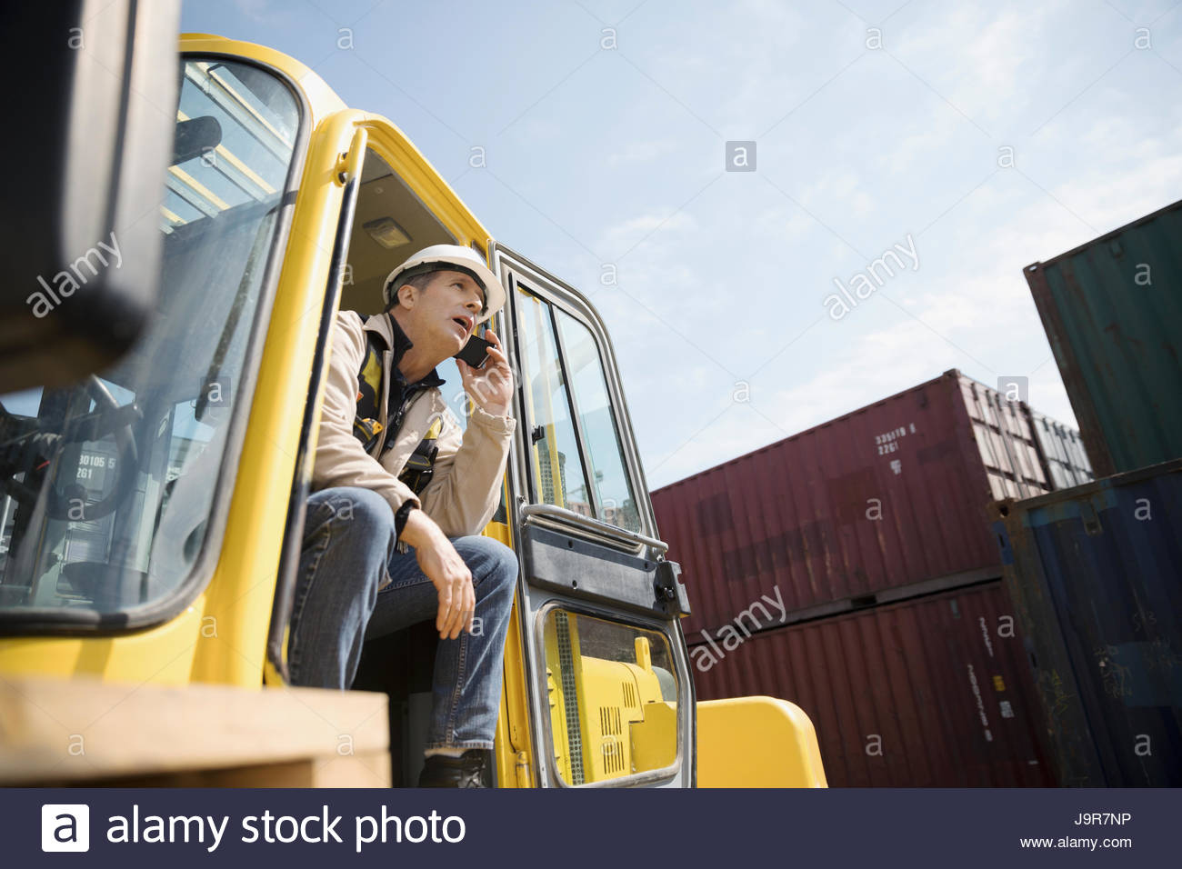 Phone forklift hi-res stock photography and images - Alamy