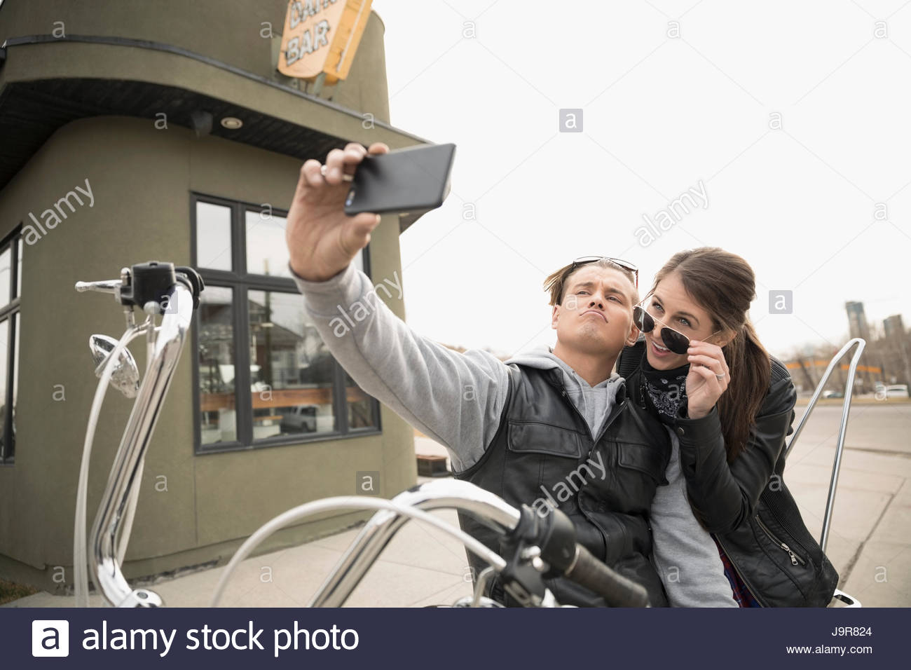 Photographing the biker hi-res stock photography and images - Alamy