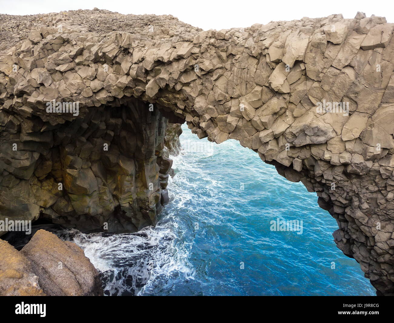 blue, bridge, basalt, arched, eroded, blue, bridge, formation ...