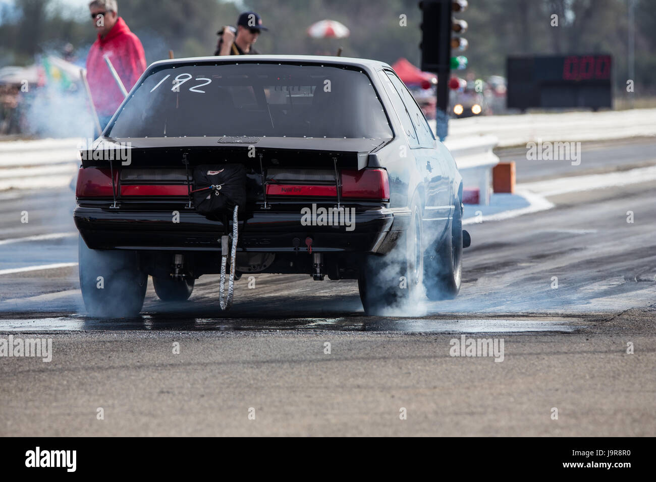 Hot rod at the Redding Drag Strip in Northern California Stock Photo ...