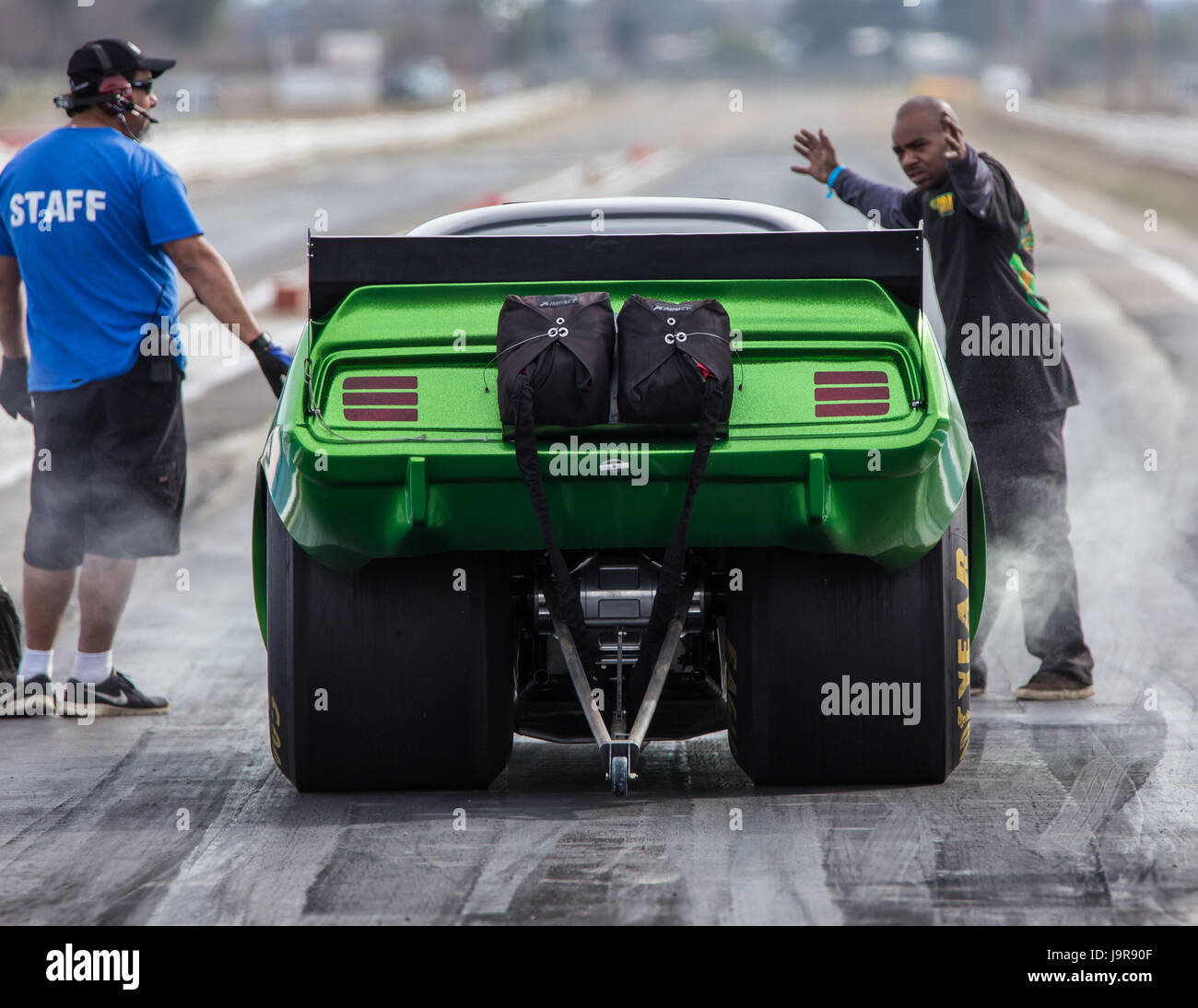 Hot rod at the Redding Drag Strip in Northern California Stock Photo ...
