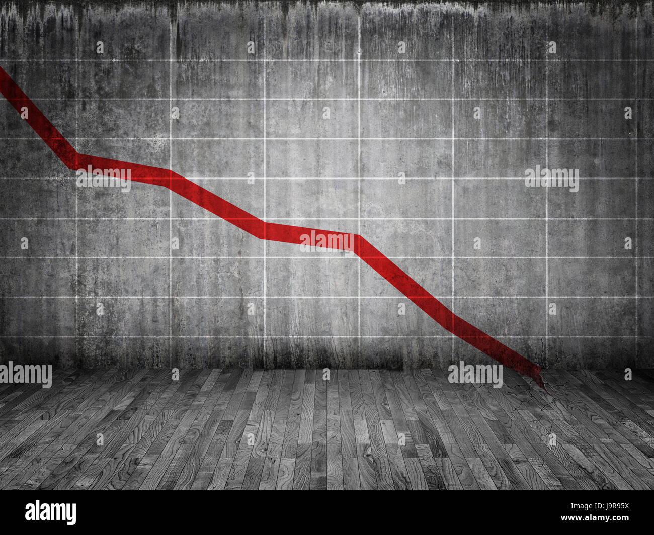graphic, loss, recession, crack, diagram, failure, outage, conspicuous ...