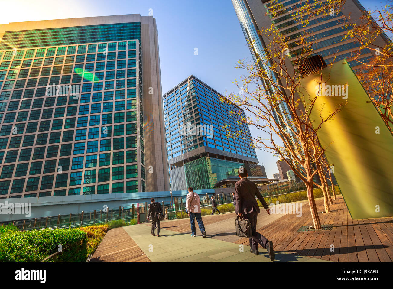 Shiodome city center minato hi-res stock photography and images - Alamy