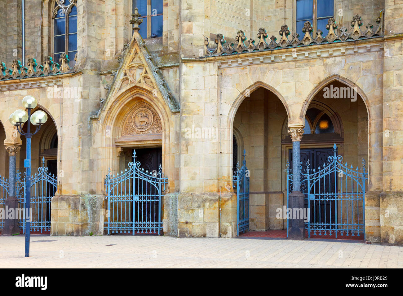 church, cathedral, catholicism, blue, religion, church, stone, window ...