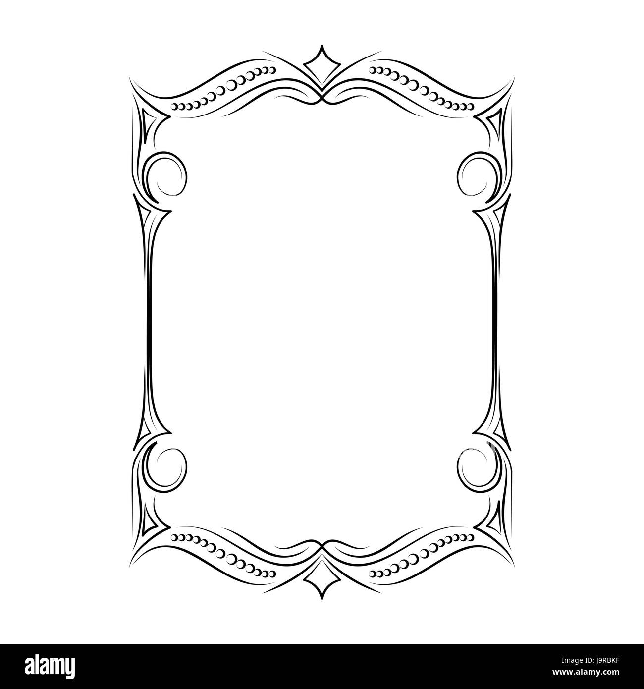Decorative ornamental frame Stock Vector Image & Art - Alamy