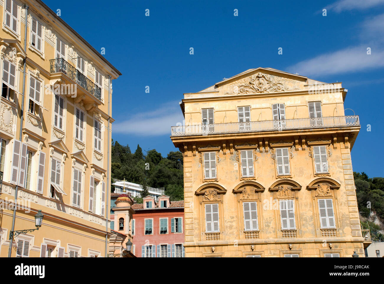 historical, city, town, cultural, france, nice, center, building, blue ...