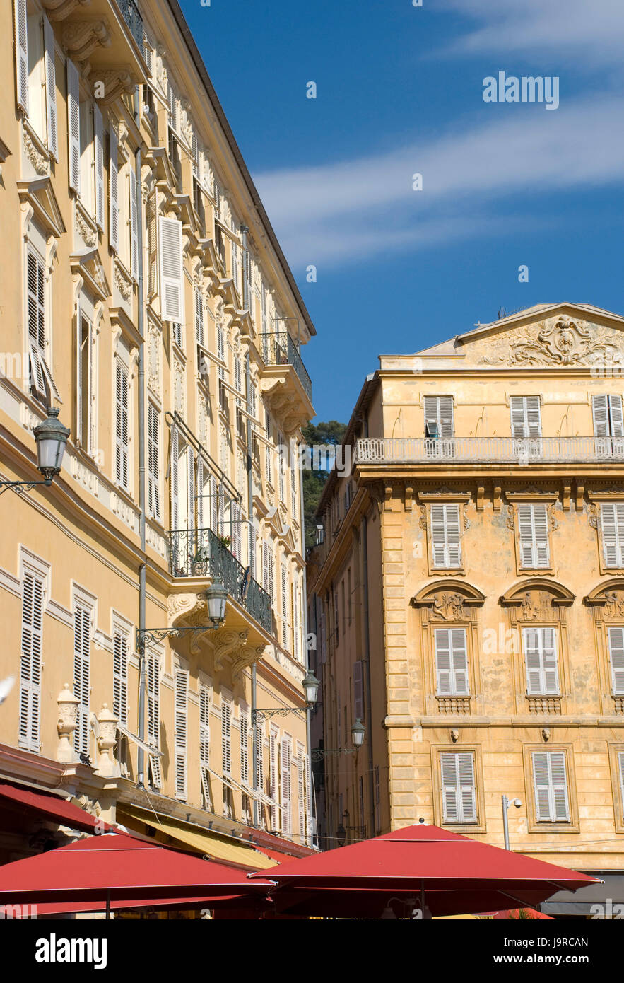 historical, city, town, cultural, france, nice, center, building, blue ...