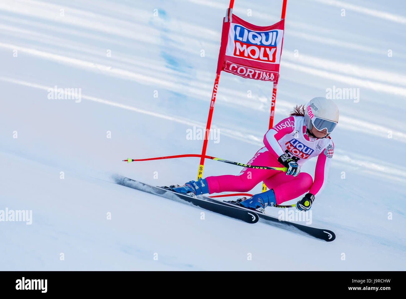 Cortina d’Ampezzo, Italy 29 January 2017. COLETTI Alexandra (Mon ...