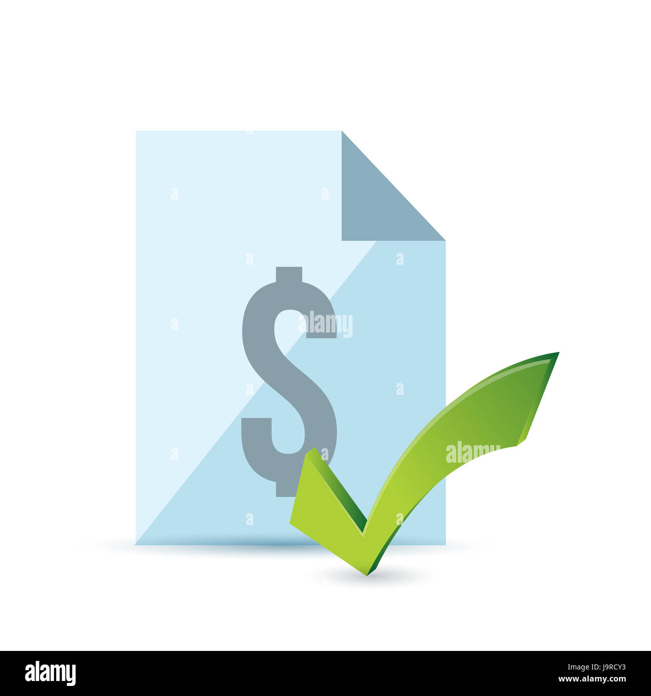 Invoices illustration Cut Out Stock Images & Pictures - Alamy