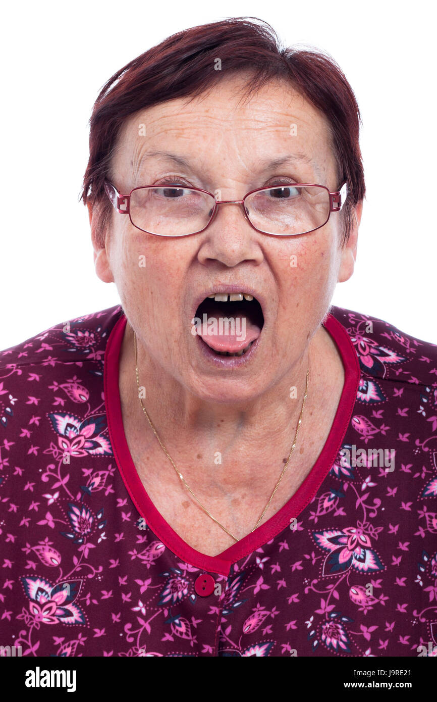 woman, face, grandmother, shocked, senior, senior citizen, elderly ...