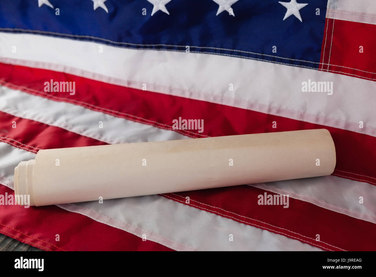 Rolled flag hi-res stock photography and images - Alamy