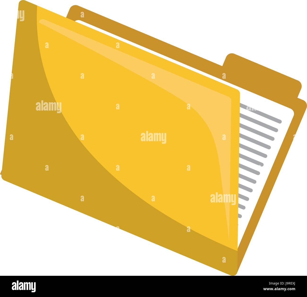 documents folder icon Stock Vector Image & Art - Alamy