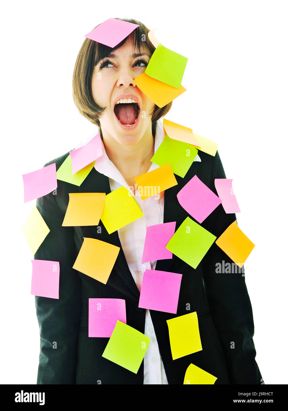 woman, office, note, memo, beautiful, beauteously, nice, remember ...