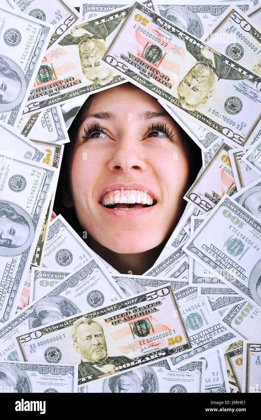 woman, close, bank, lending institution, humans, human beings, people ...