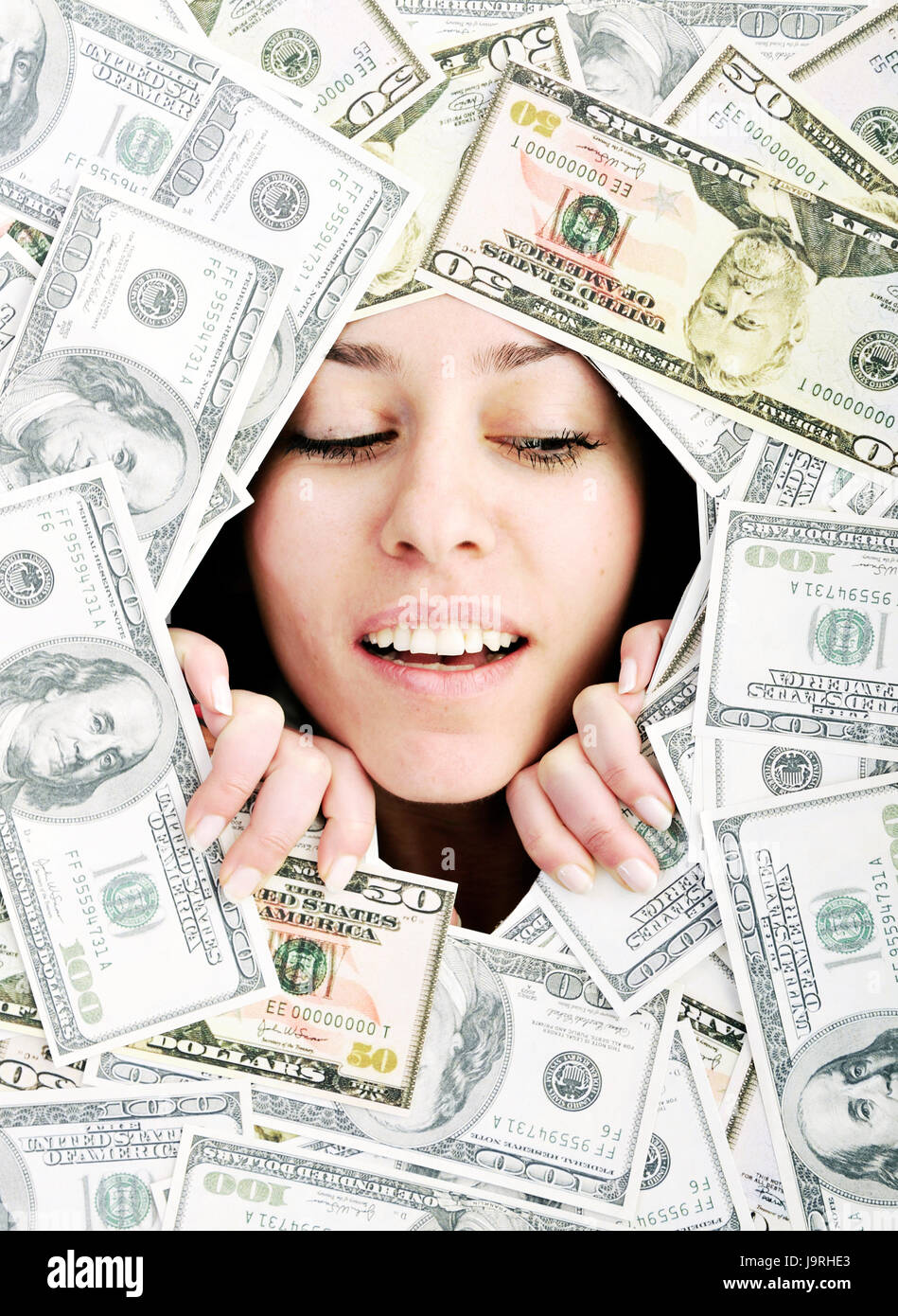 woman, close, bank, lending institution, humans, human beings, people ...