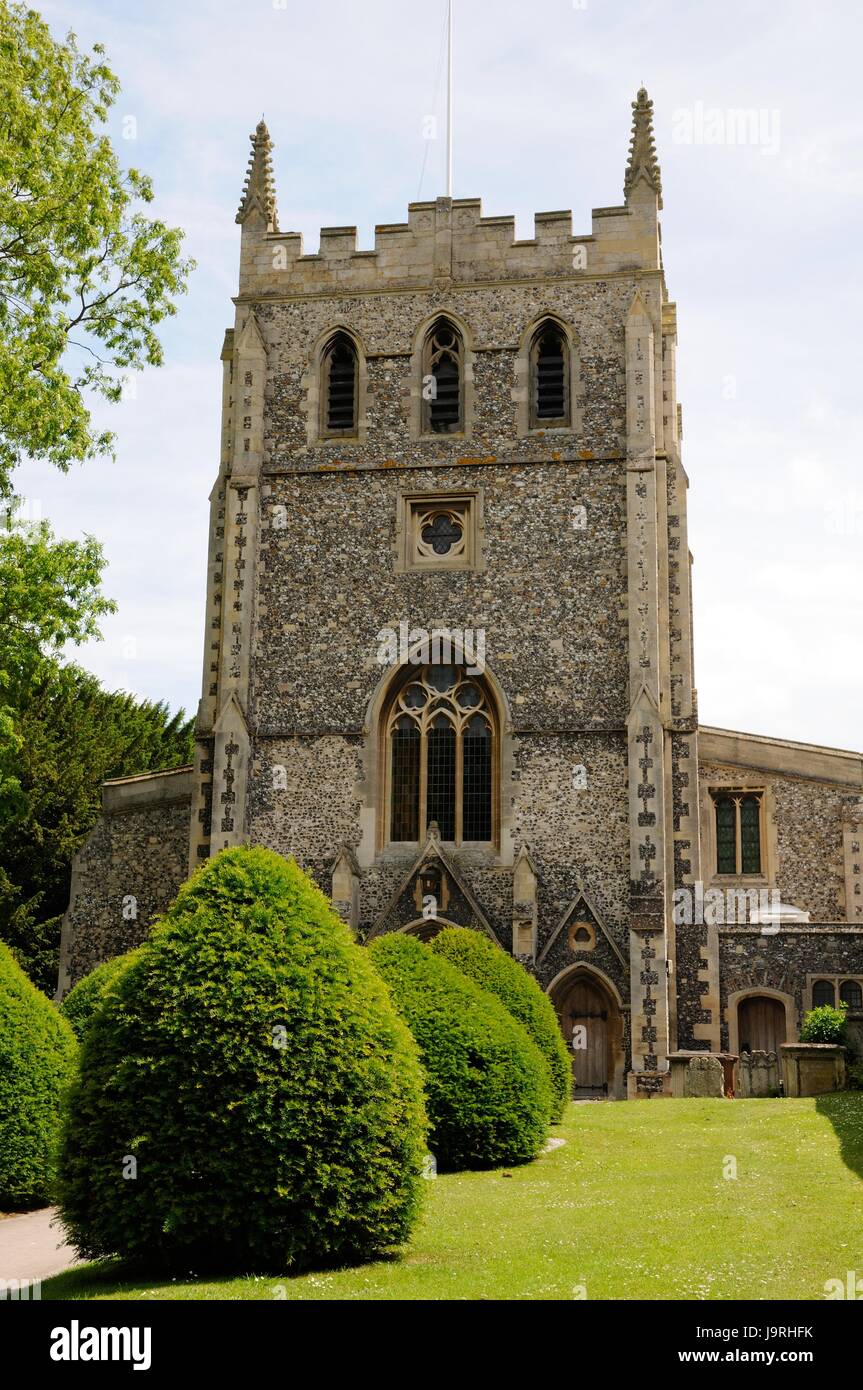 St John the Baptist Church, Royston, Hertfordshire Stock Photo - Alamy