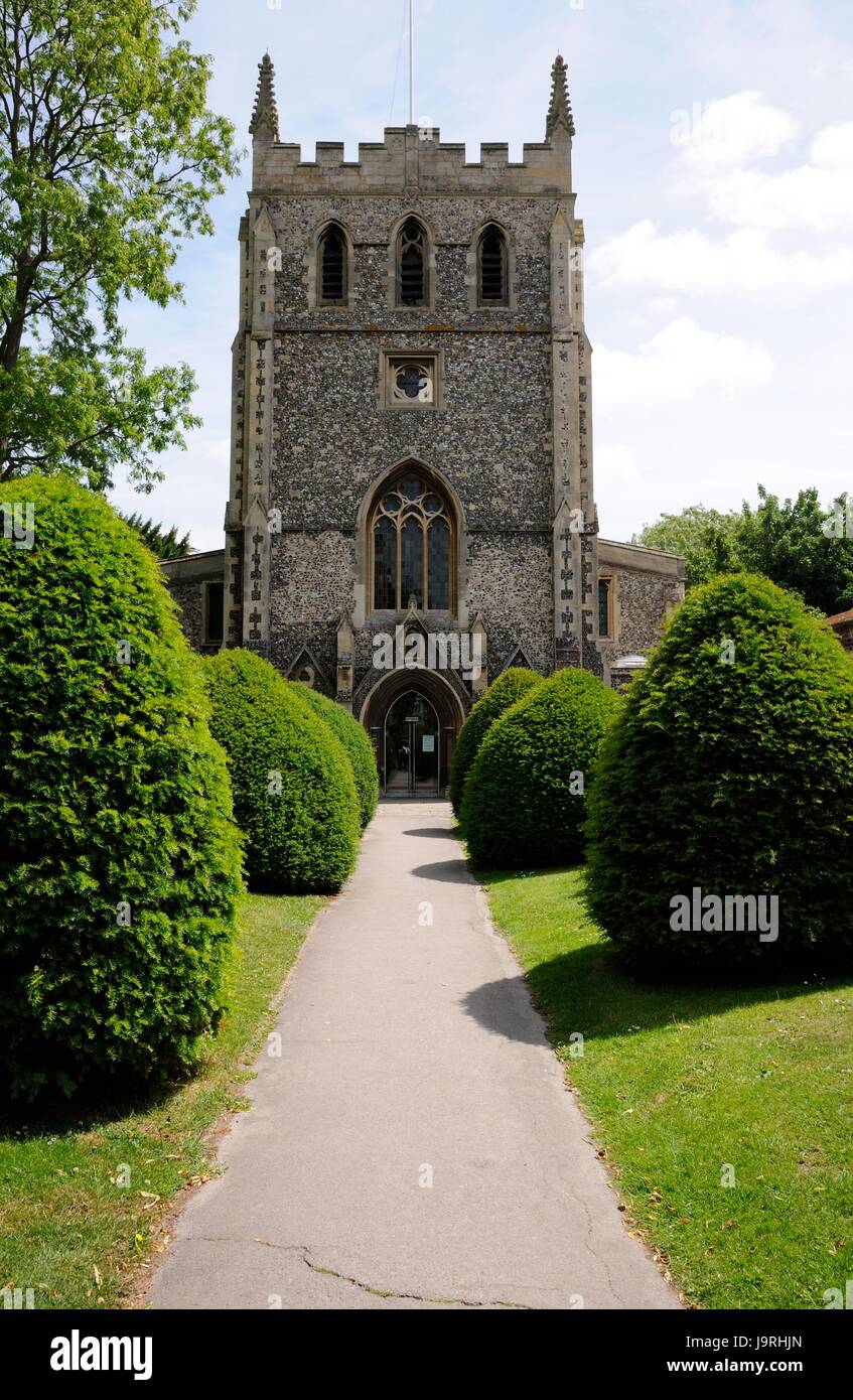 St John the Baptist Church, Royston, Hertfordshire Stock Photo - Alamy