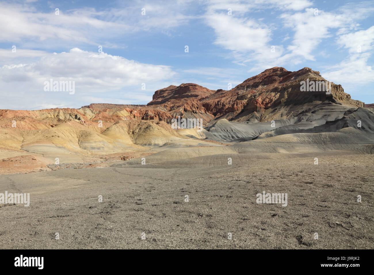 hill, desert, wasteland, dry, dried up, barren, landscape, scenery ...