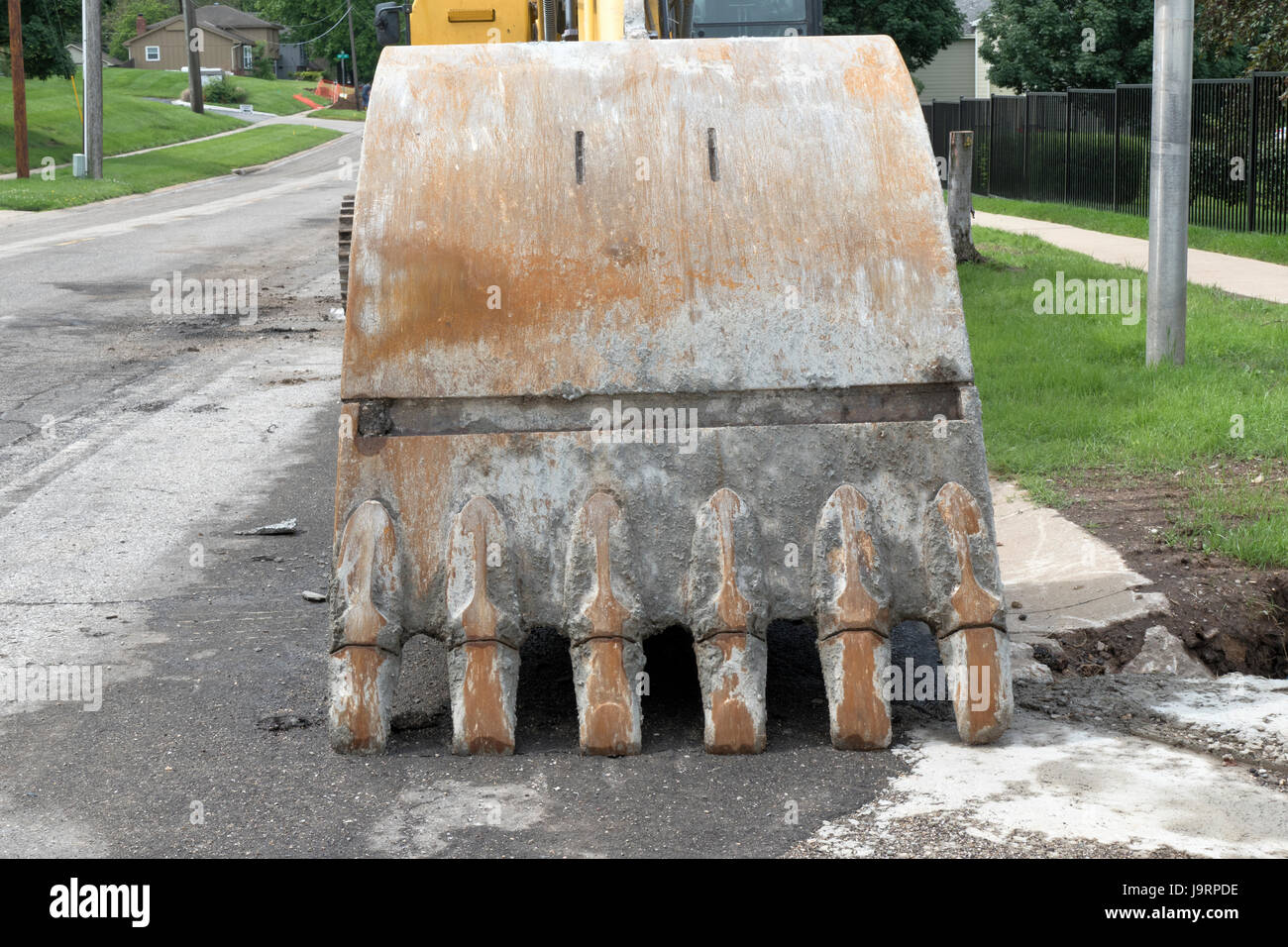 Construction Excavator Shovel Stock Photo - Alamy