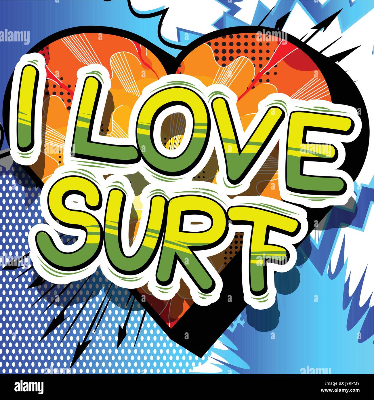 Surf love Stock Vector Images - Alamy