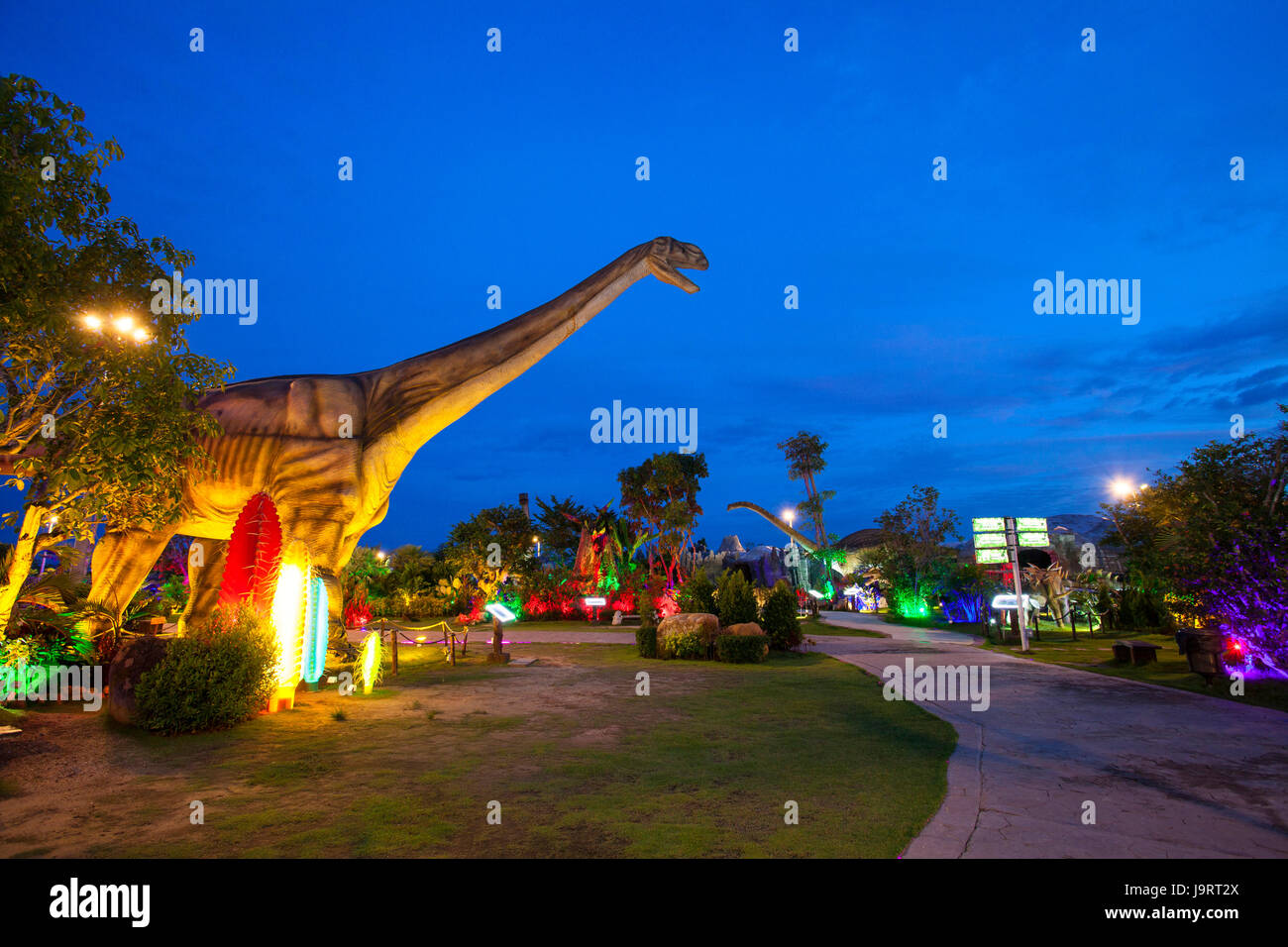 -20 September 2016 At the Dinosaur park Dannok Sadao District, Songkhla ...