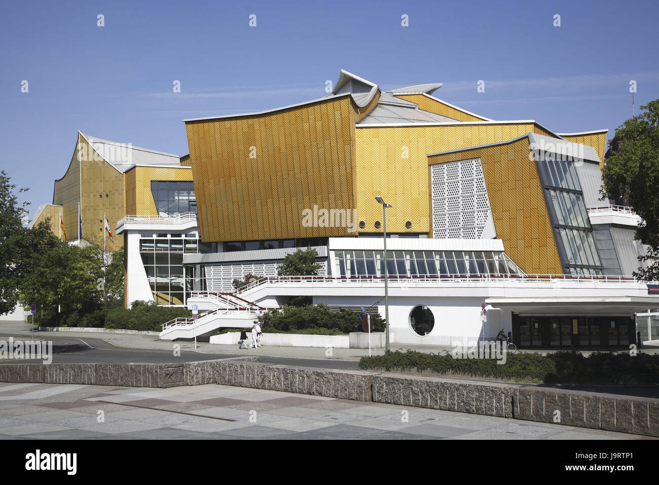 Germany,Berlin,Berlin philharmonic concert hall Stock Photo - Alamy