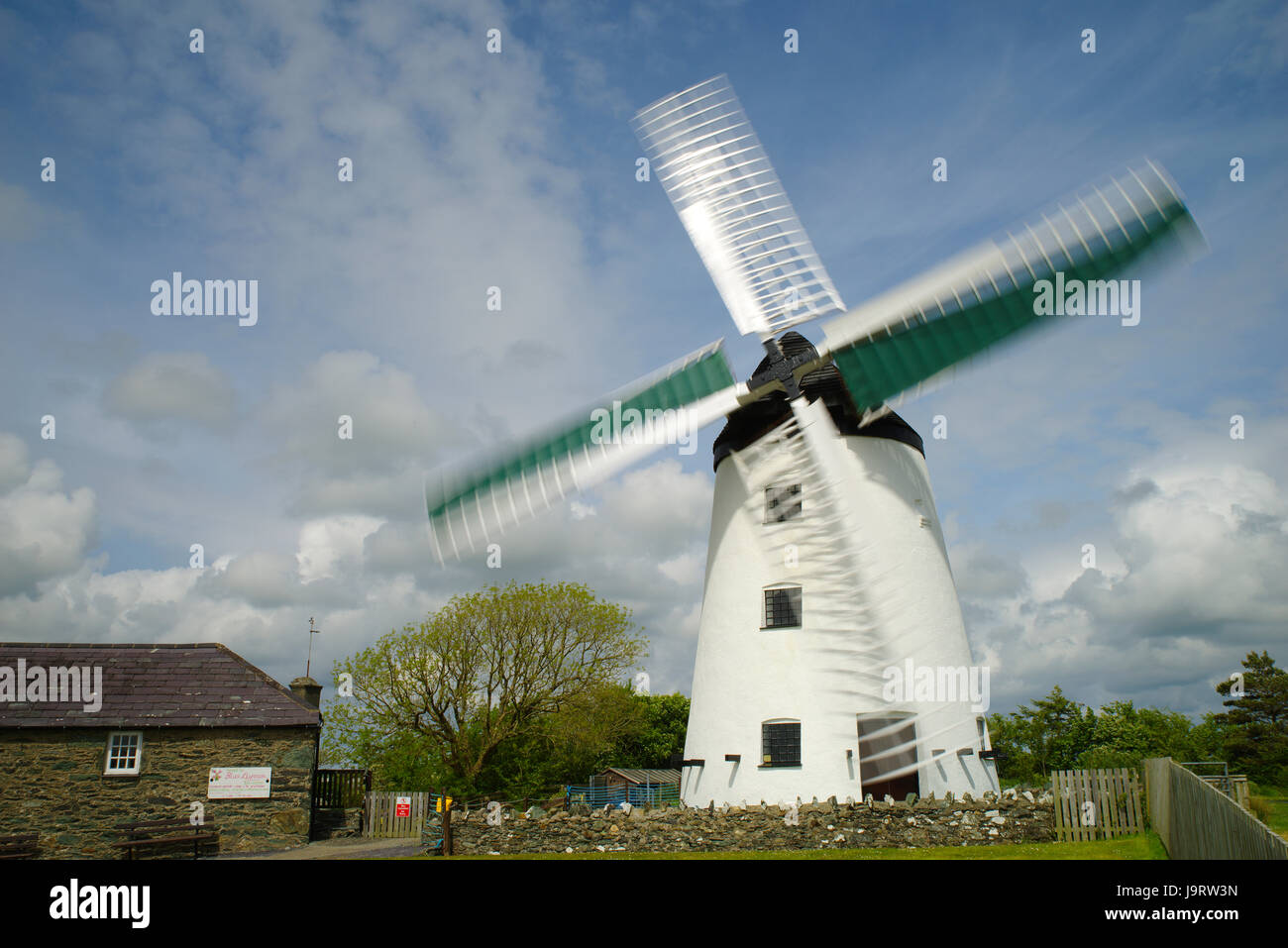 Llynnon Windmill, Anglesey Stock Photo - Alamy