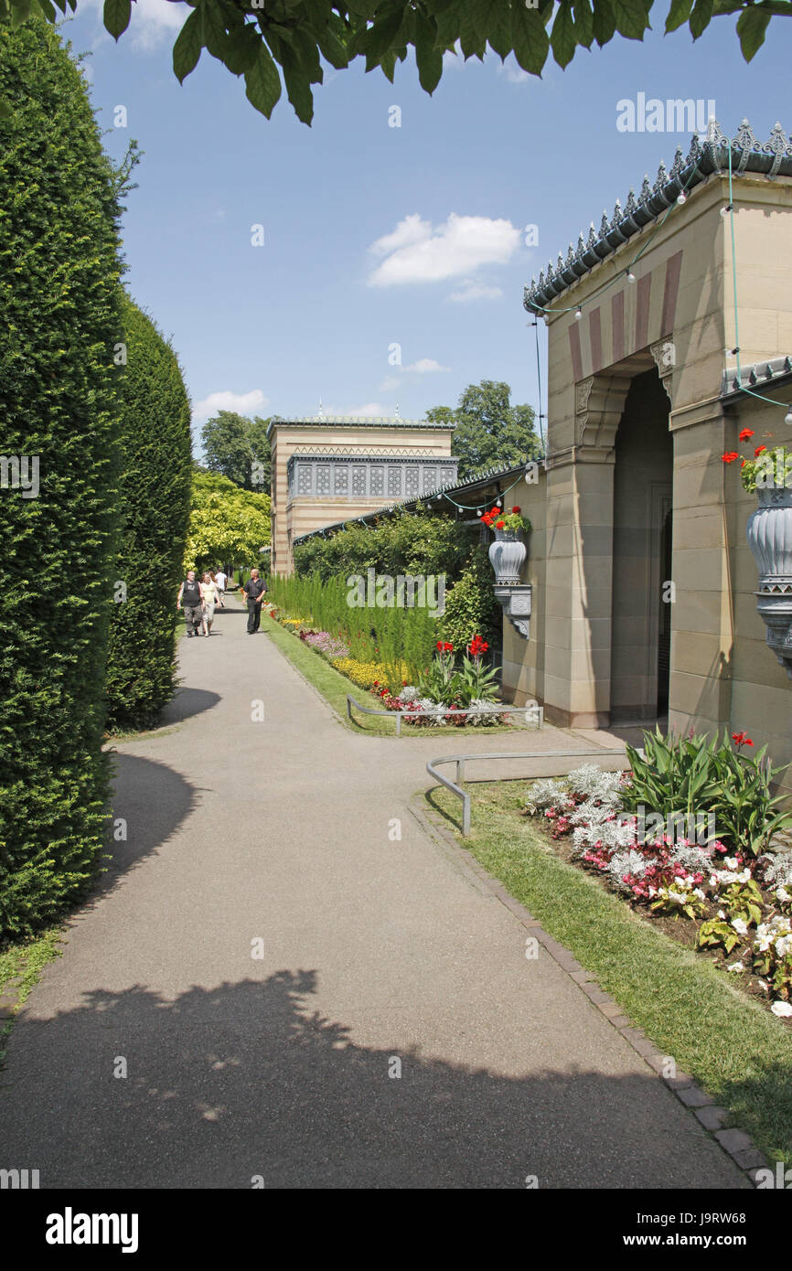 Germany,Baden-Wurttemberg,Stuttgart,Wilhelma,park,hall,park,flowerbeds ... Germany,Baden-Wurttemberg,Stuttgart,Wilhelma,park,hall,park,flowerbeds ...
