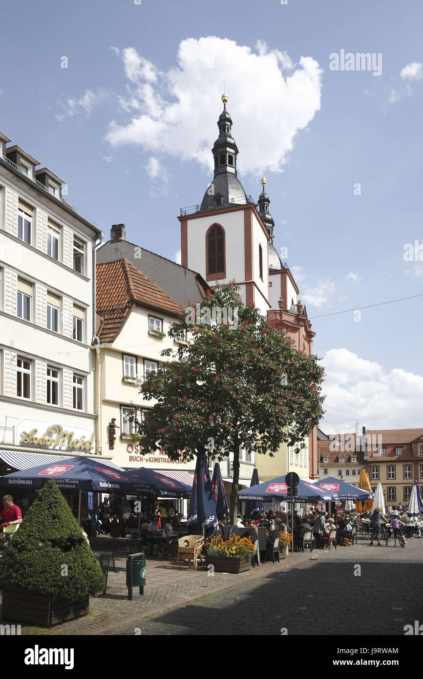 Germany,Hessen,Fulda,town parish church Stock Photo - Alamy
