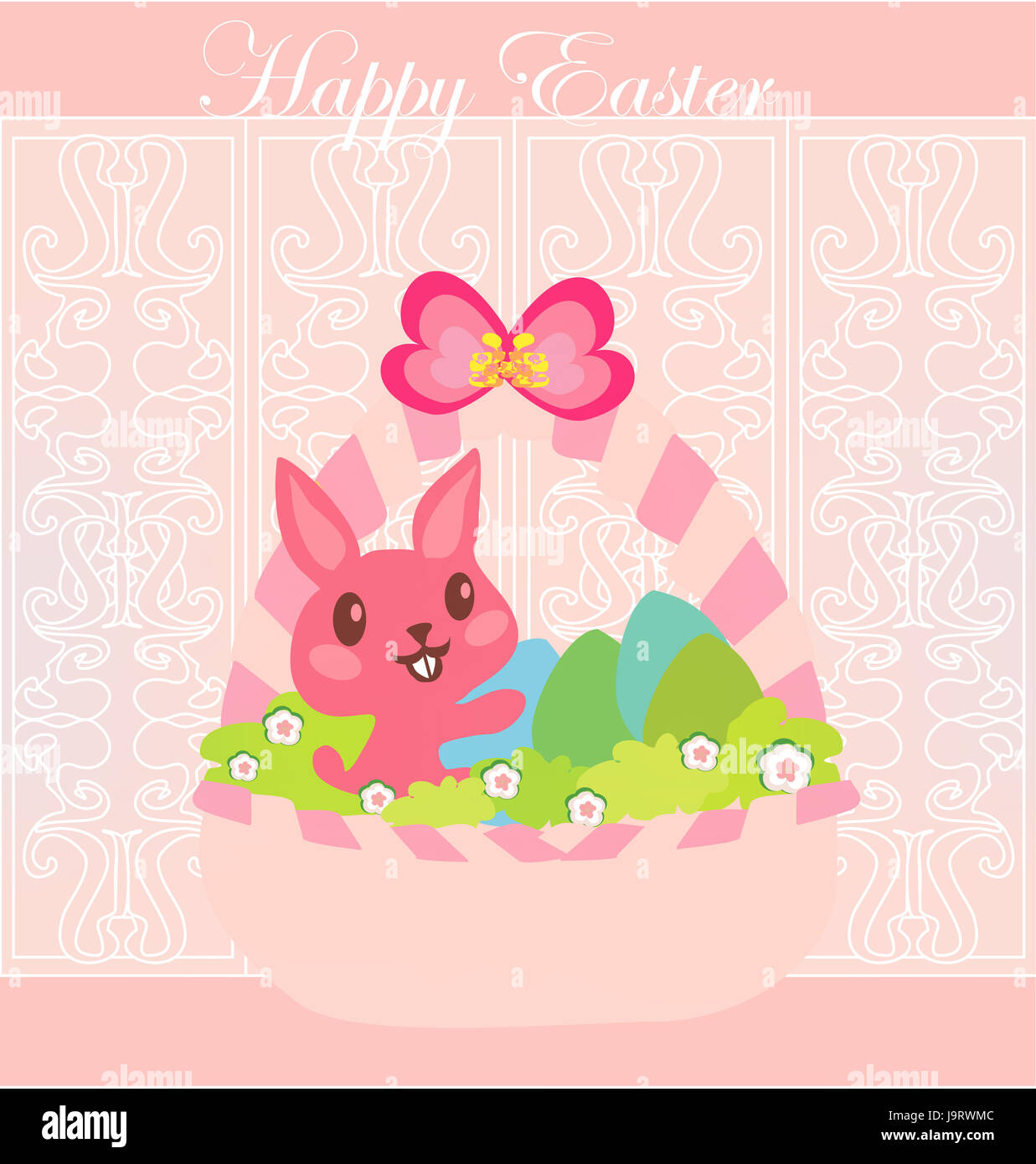 easter, rabbit, tradition, bunny, bunnies, card, egg, cartoon, art ...