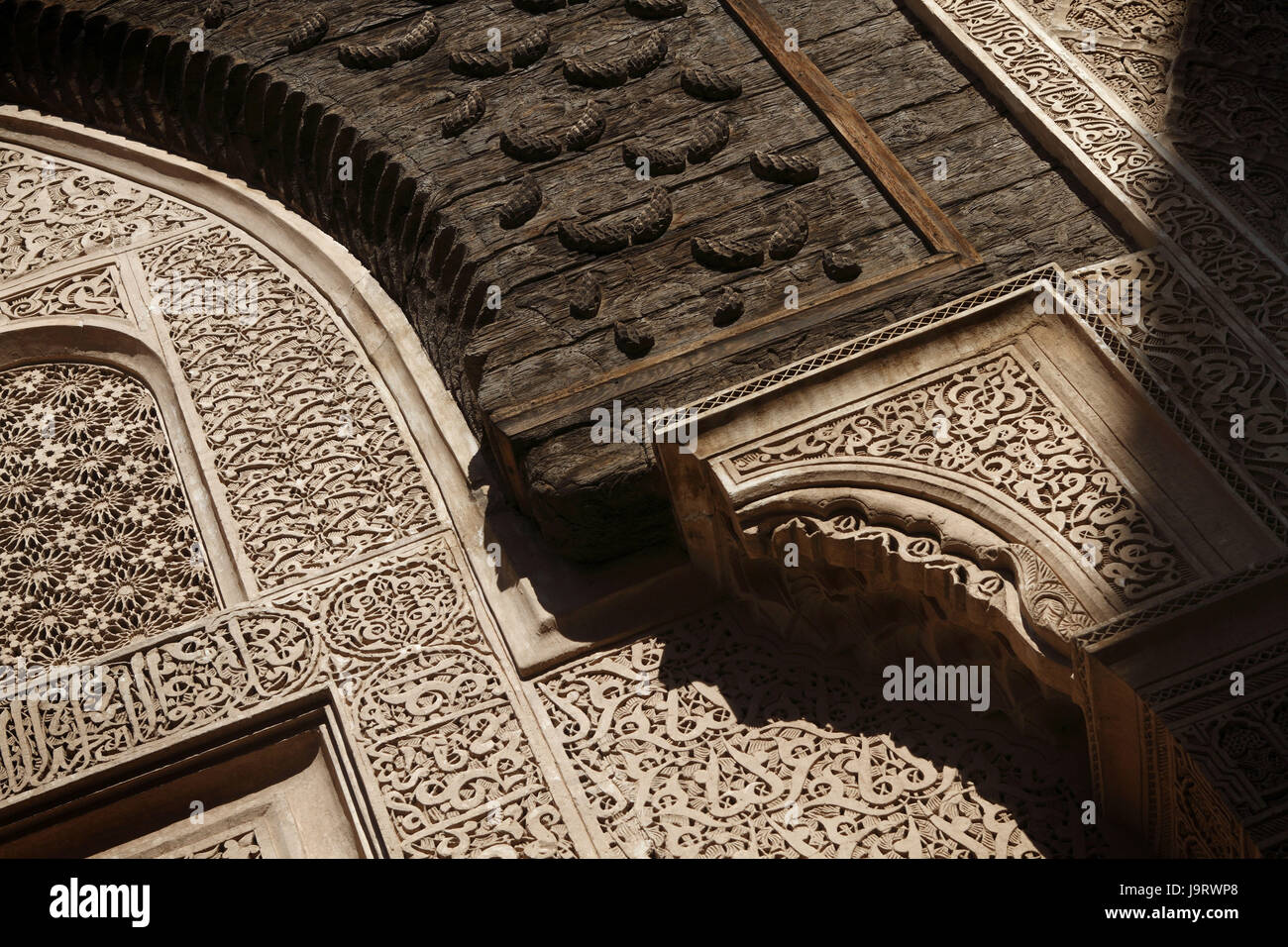 Door bow detail in the Bahia palace,Marrakech,Morocco Stock Photo - Alamy