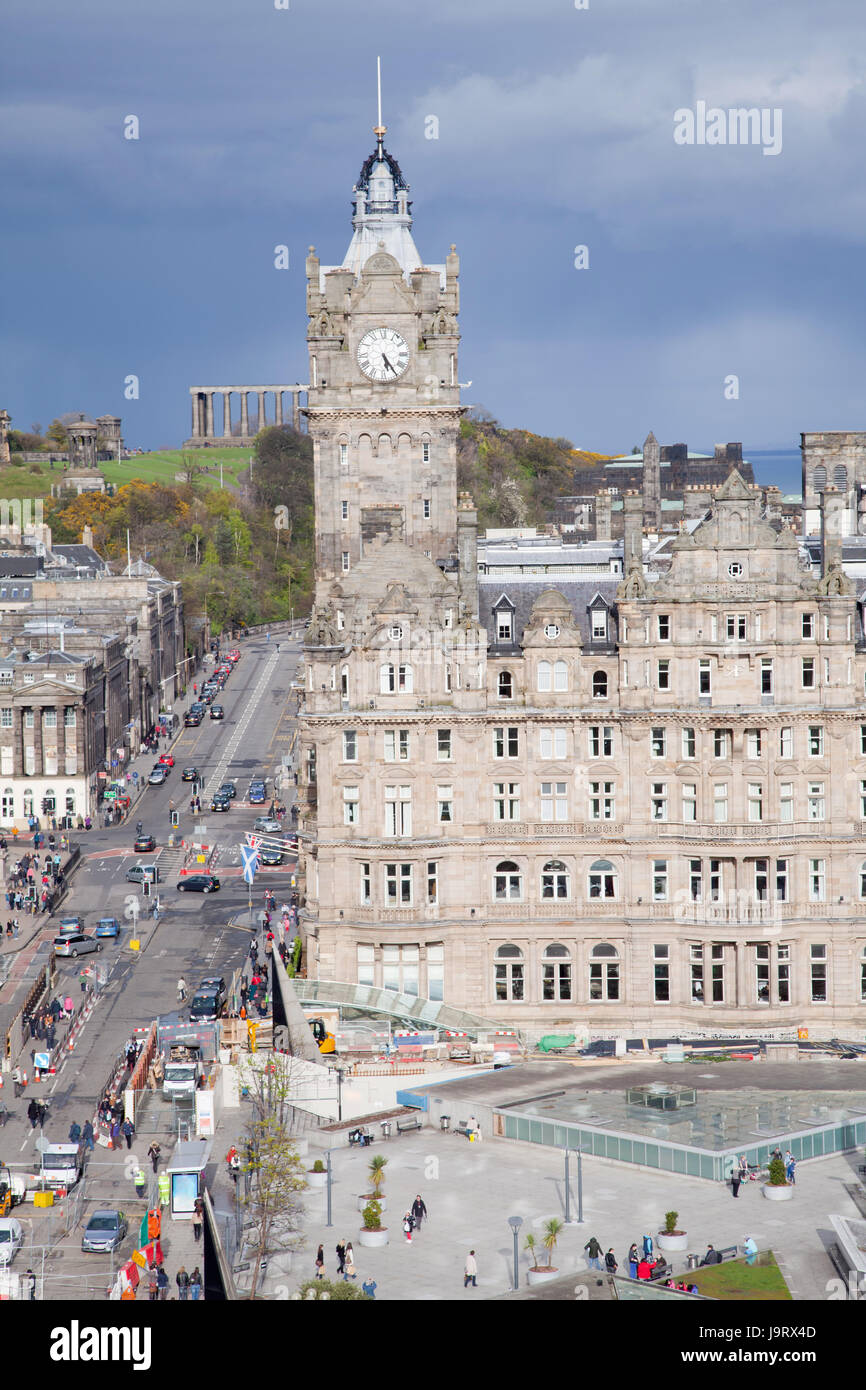 twilight, dusk, scotland, urban, edinburgh, skyscrapers, skyscraper ...