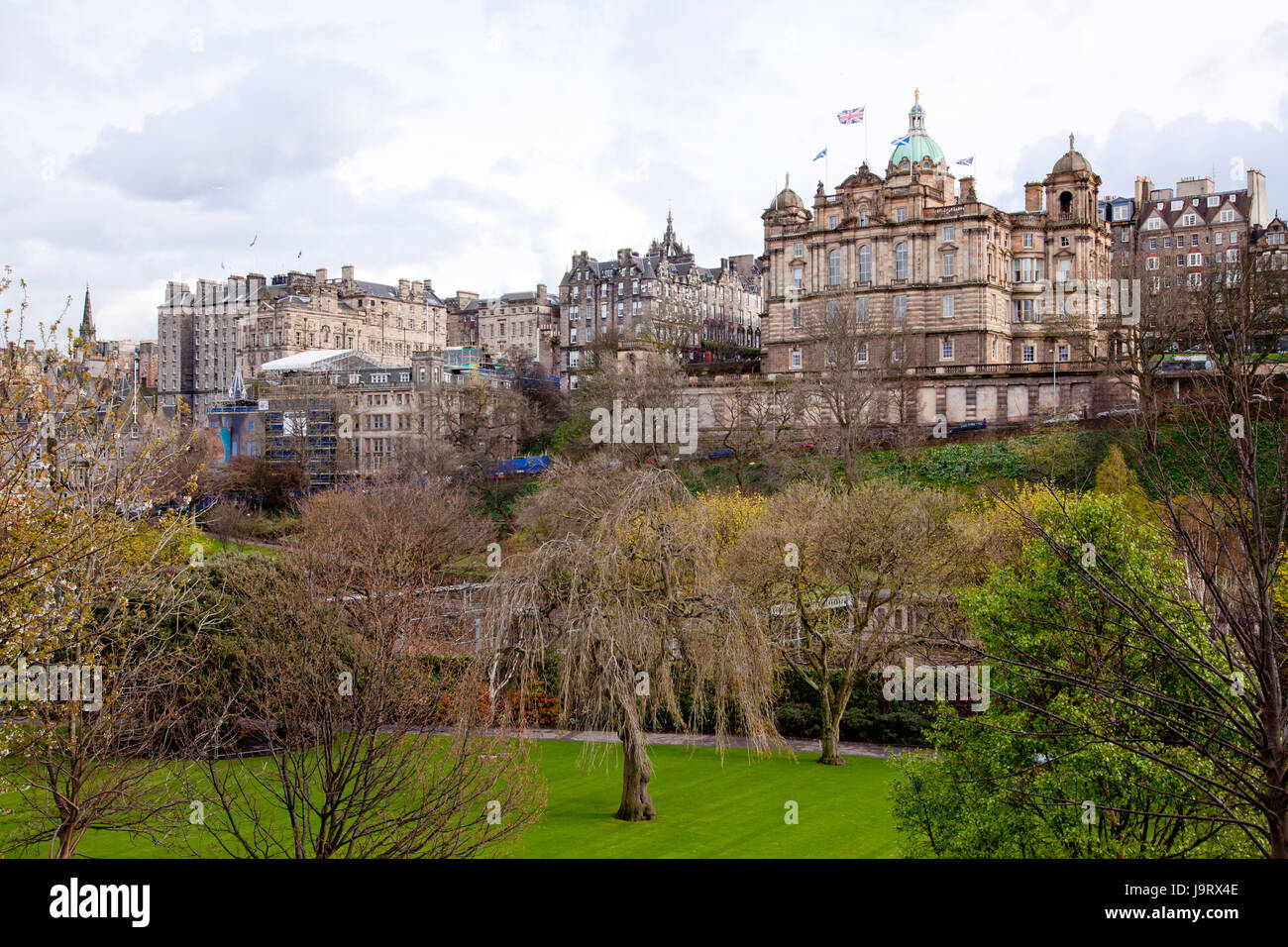 twilight, dusk, scotland, urban, edinburgh, skyscrapers, skyscraper ...