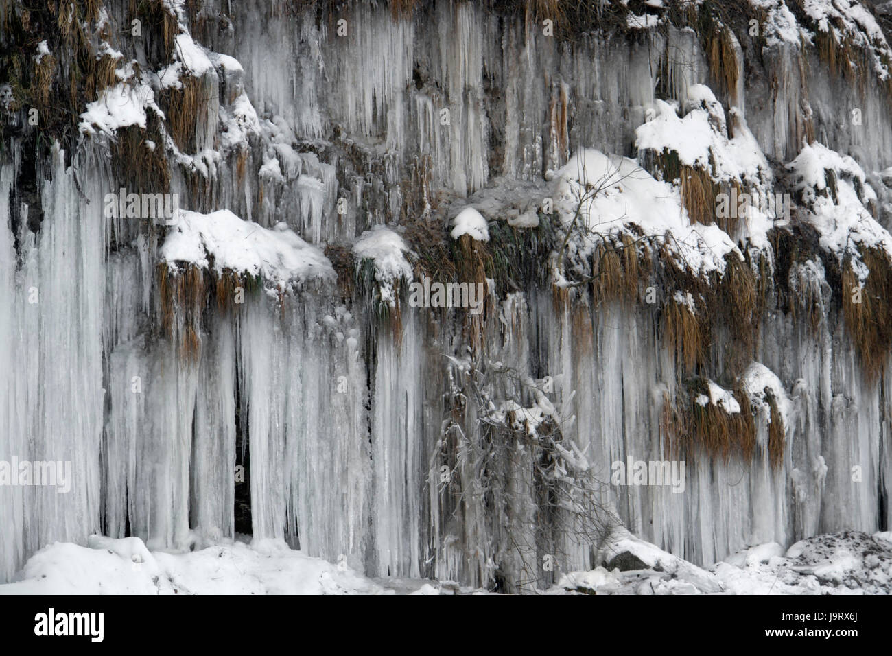 ice, pendant, icicle, icicles, germany, german federal republic, river ...
