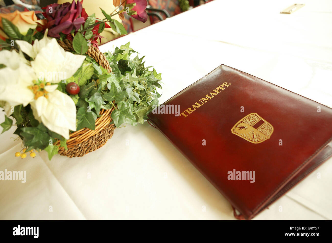 Civil registry office,wedding,detail,Traumappe Stock Photo - Alamy