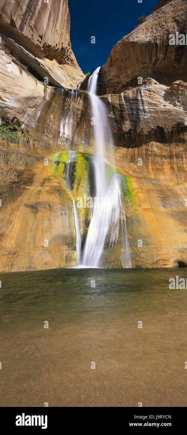 The USA,Utah,Grand Staircase-Escalante Nationwide monument,waterfall ...