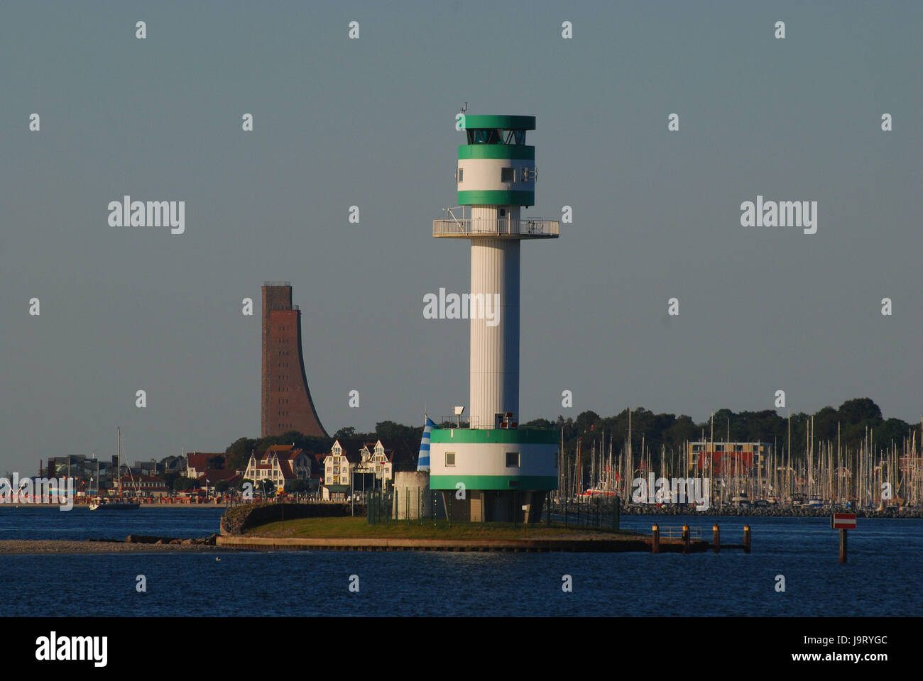 Germany,Schleswig - Holstein,Kiel,Förde,Friedrich's place,lighthouse ...