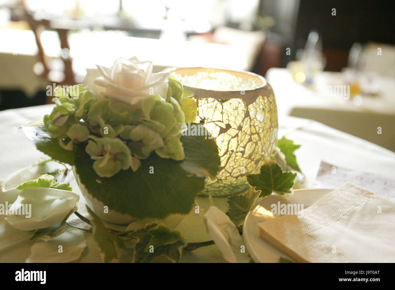 Wedding celebration,table appointments Stock Photo - Alamy